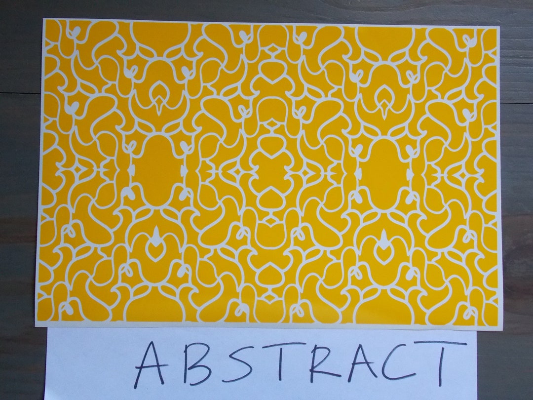 Abstract Camouflage High Heat Vinyl Stencil 12" X 8" Avery® SF 100-235 ...