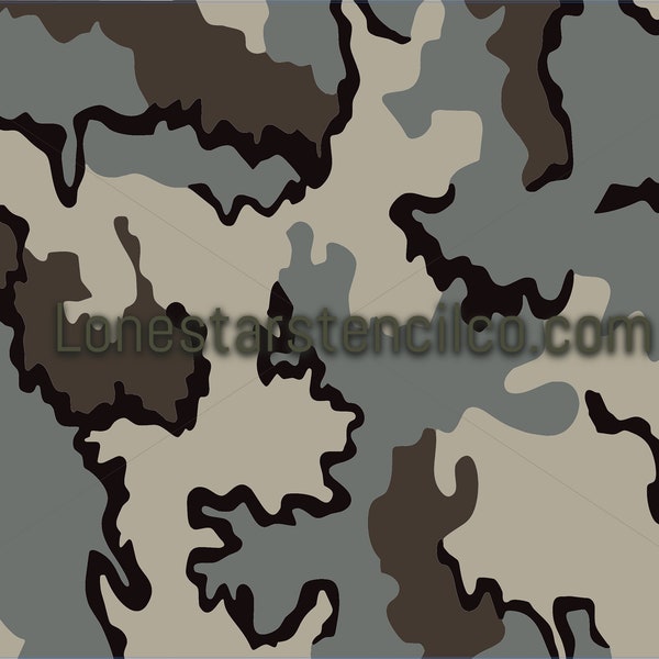 Multicam Stencil Svg - Etsy