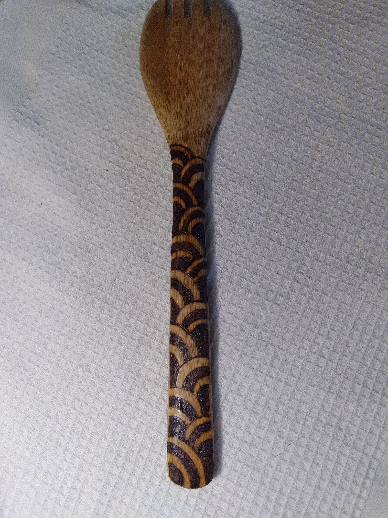 Bamboo Pyrography Spoon - Etsy