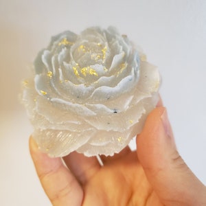 Kohakutou Peony Rose Edible Crystal Candy, Japanese Wagashi || Edible ...