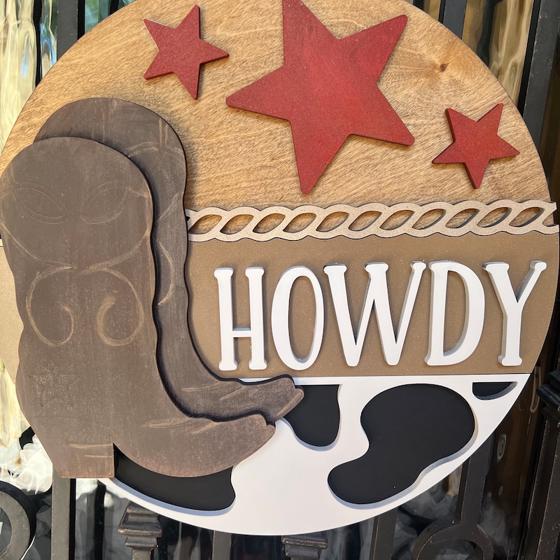 Howdy Sign - Etsy