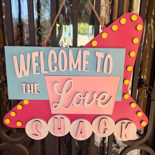 Love Shack Sign - Etsy