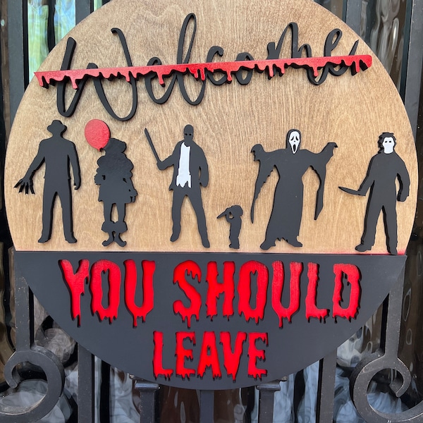 Horror Movie Signs - Etsy