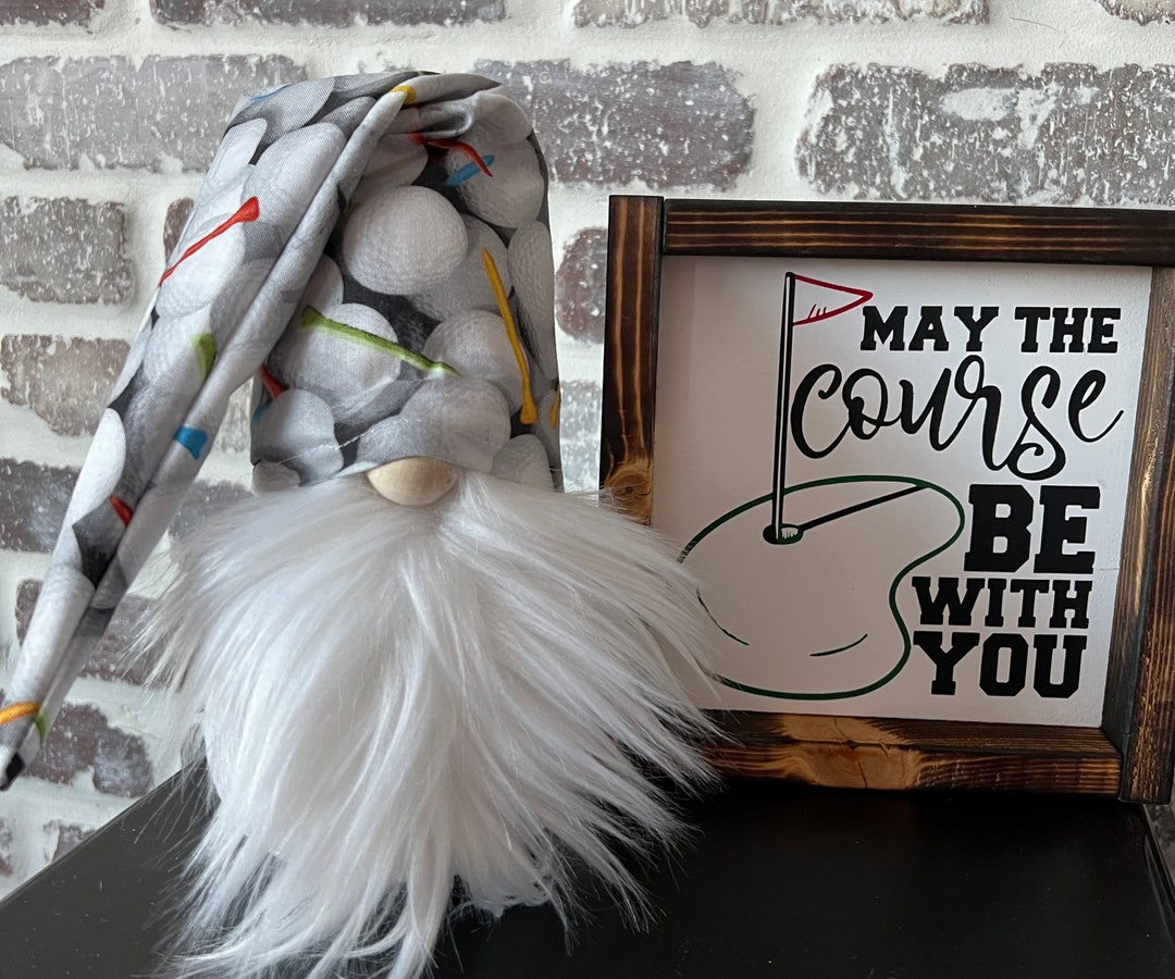 Golf Gnome and Sign Set - Etsy