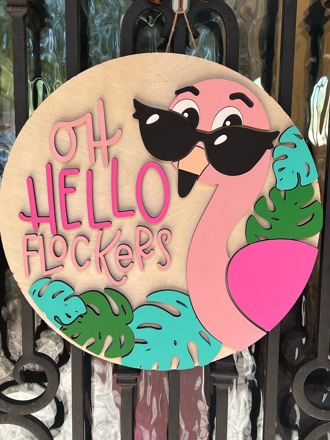 Hello Flockers Welcome Sign - Etsy
