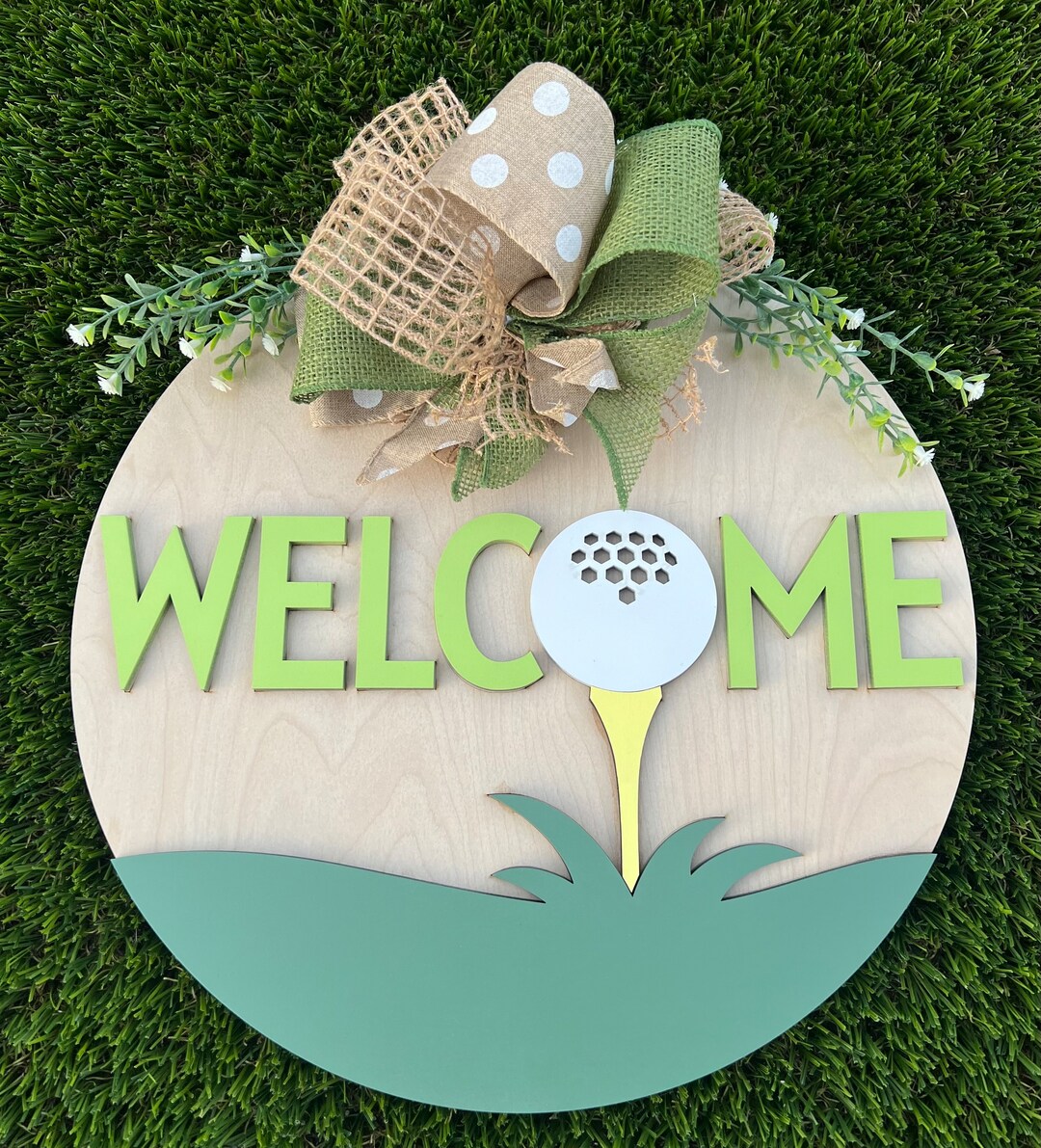 Golf Welcome Sign - Etsy
