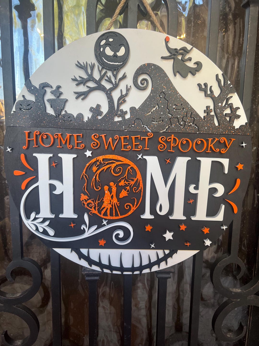 Sweet Spooky Home Sign - Etsy