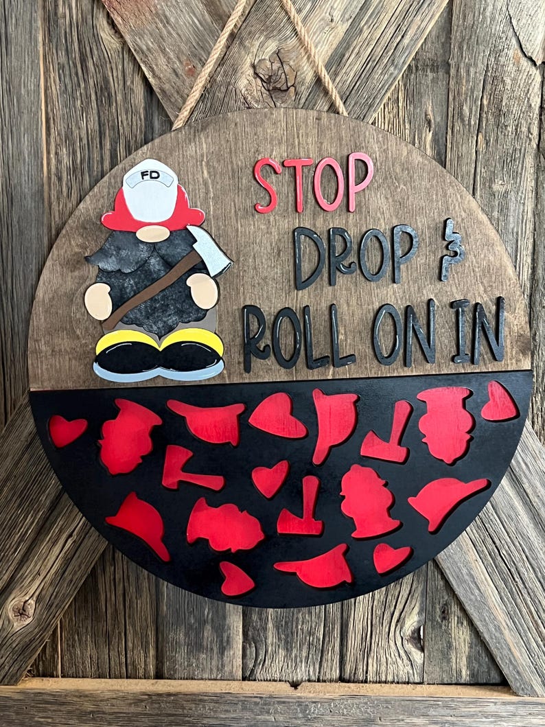 Stop, Drop and Roll - Etsy