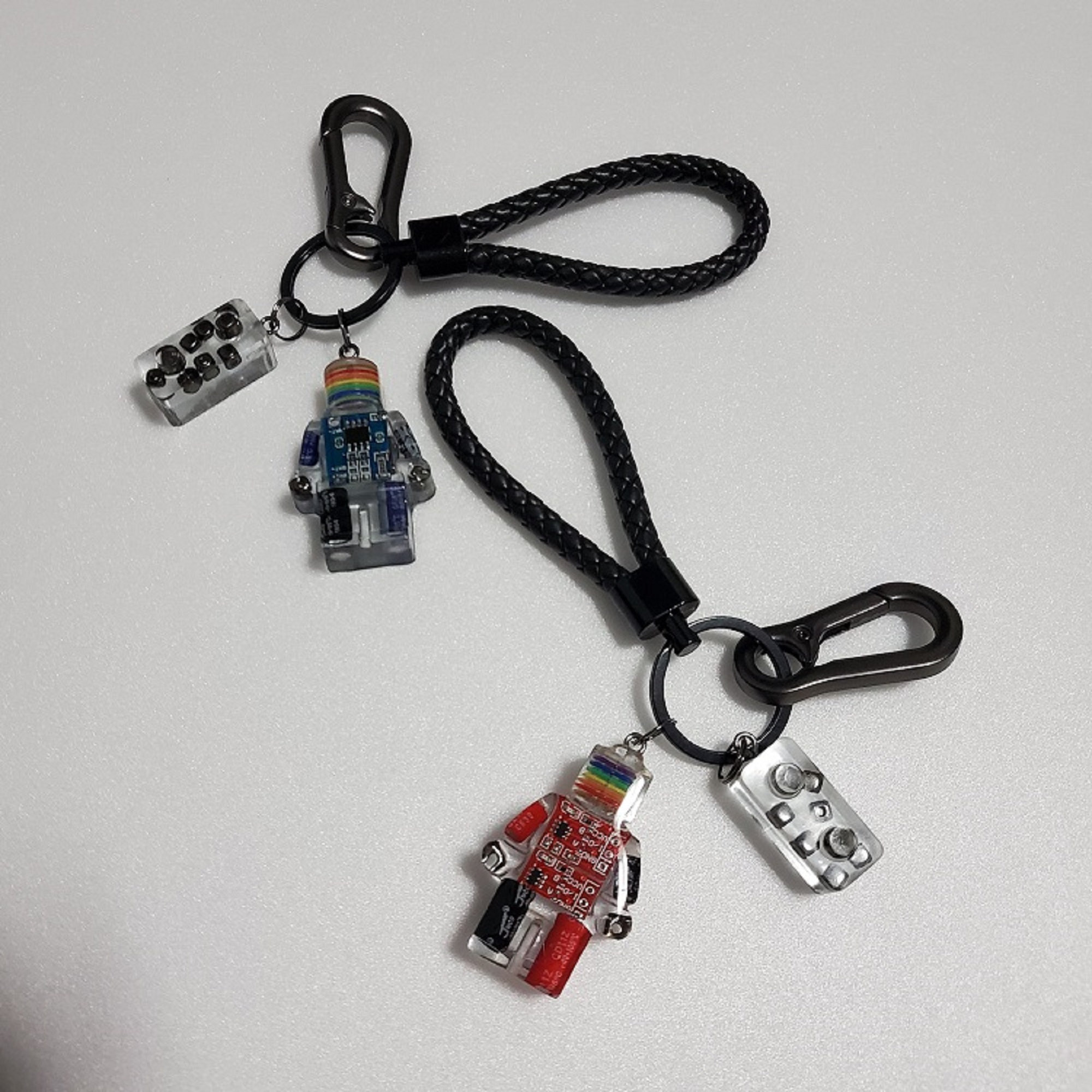 Robot Key Chain Key Chain for Men Key Chain for Women Couples Key ...
