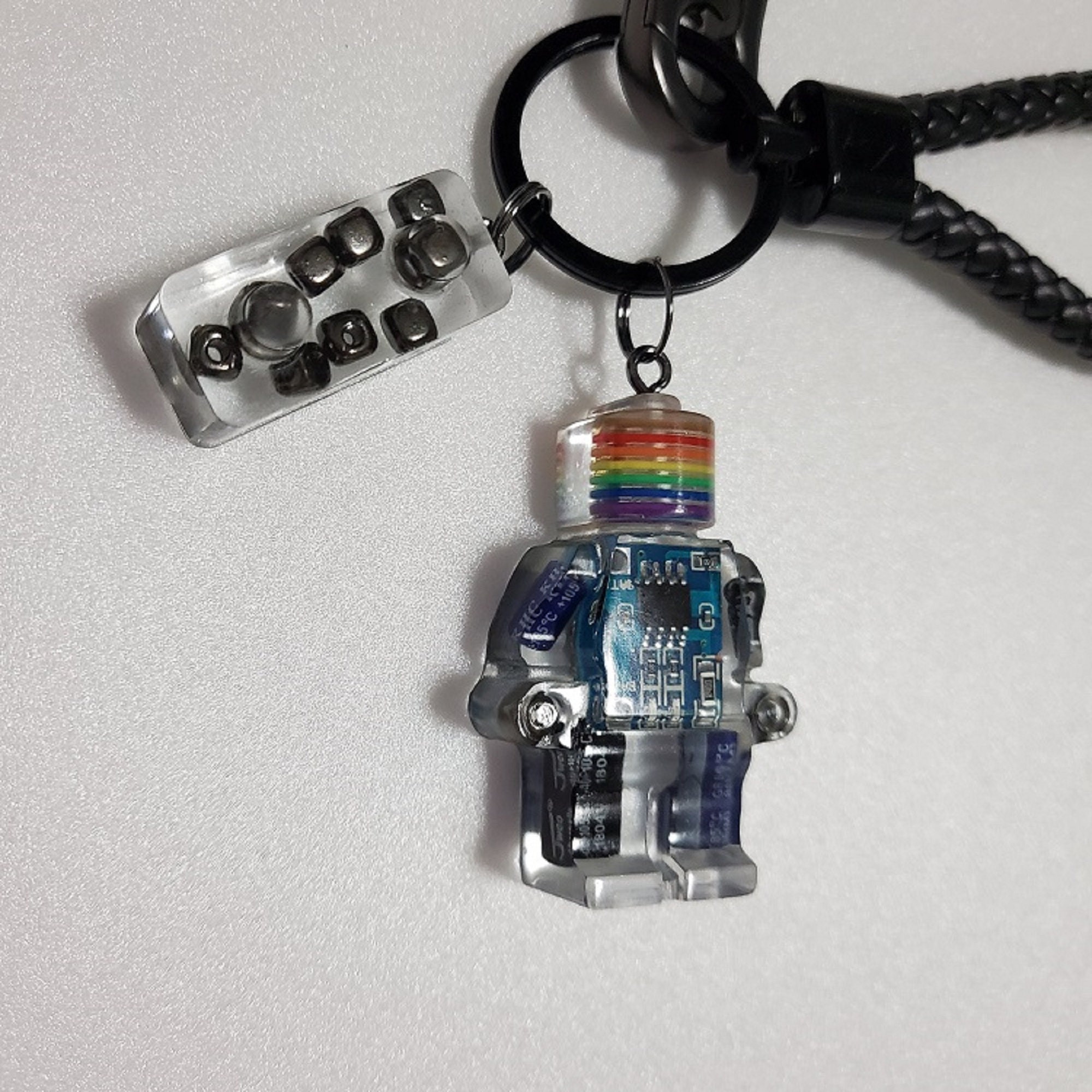 Robot Key Chain Key Chain for Men Key Chain for Women Couples Key ...