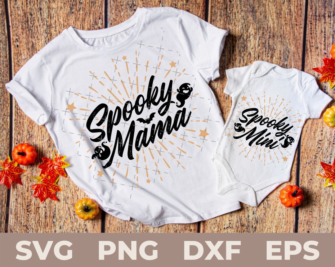 Spooky Mama Mini Svg | Spooky Svg, Ghost Svg, Cute Ghost Svg, Happy Halloween Svg, Boo Svg ...