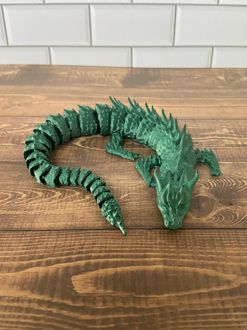 Articulated 3D Printed Dragon - Etsy