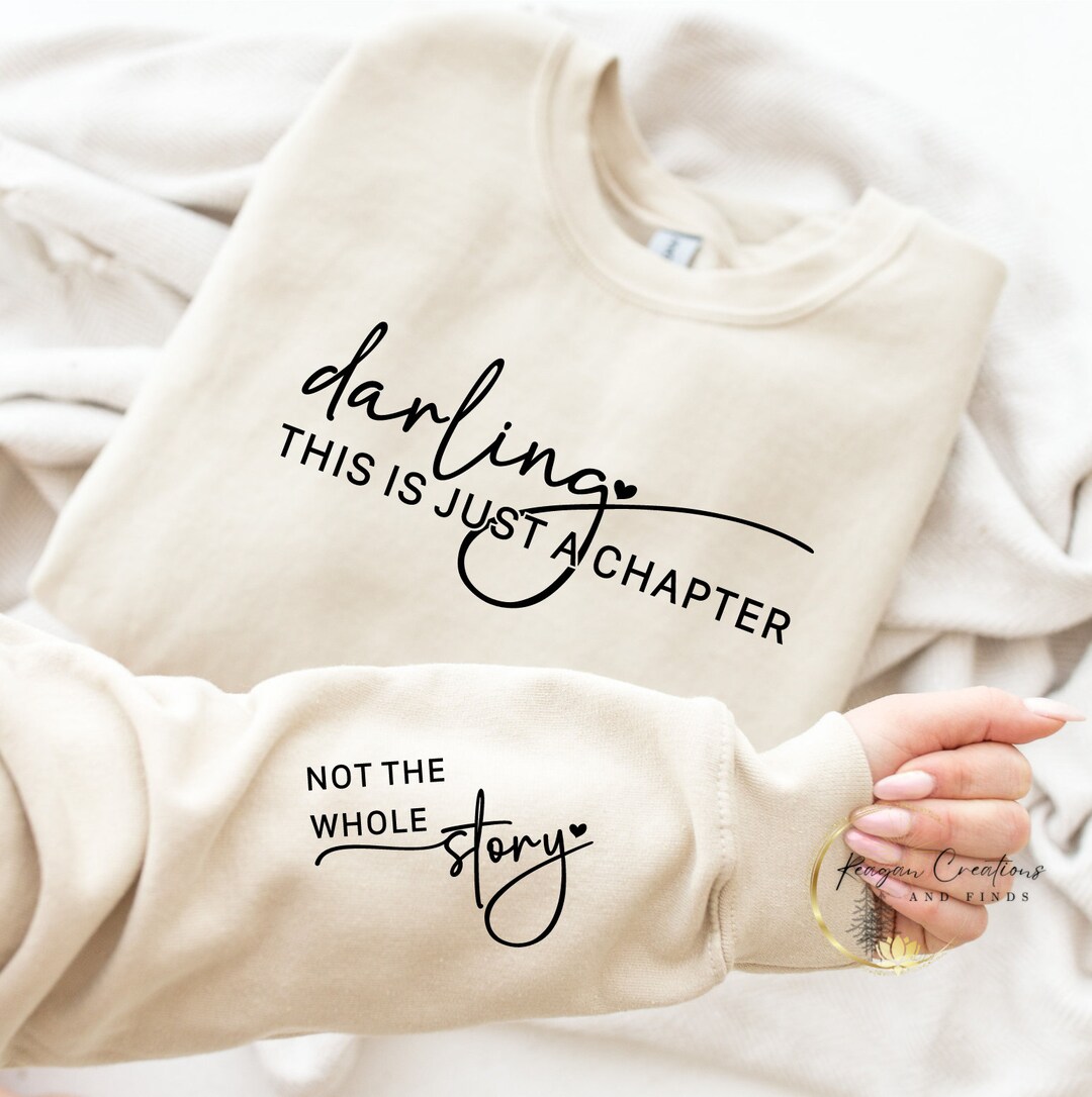 Darling This is Just a Chapter Sweater Hoodie - Etsy