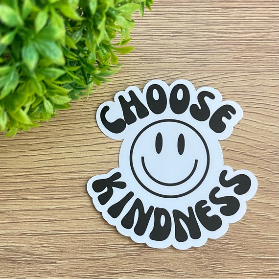 Sticker 104 Choose Kindness Smiley Face Sticker Spread - Etsy