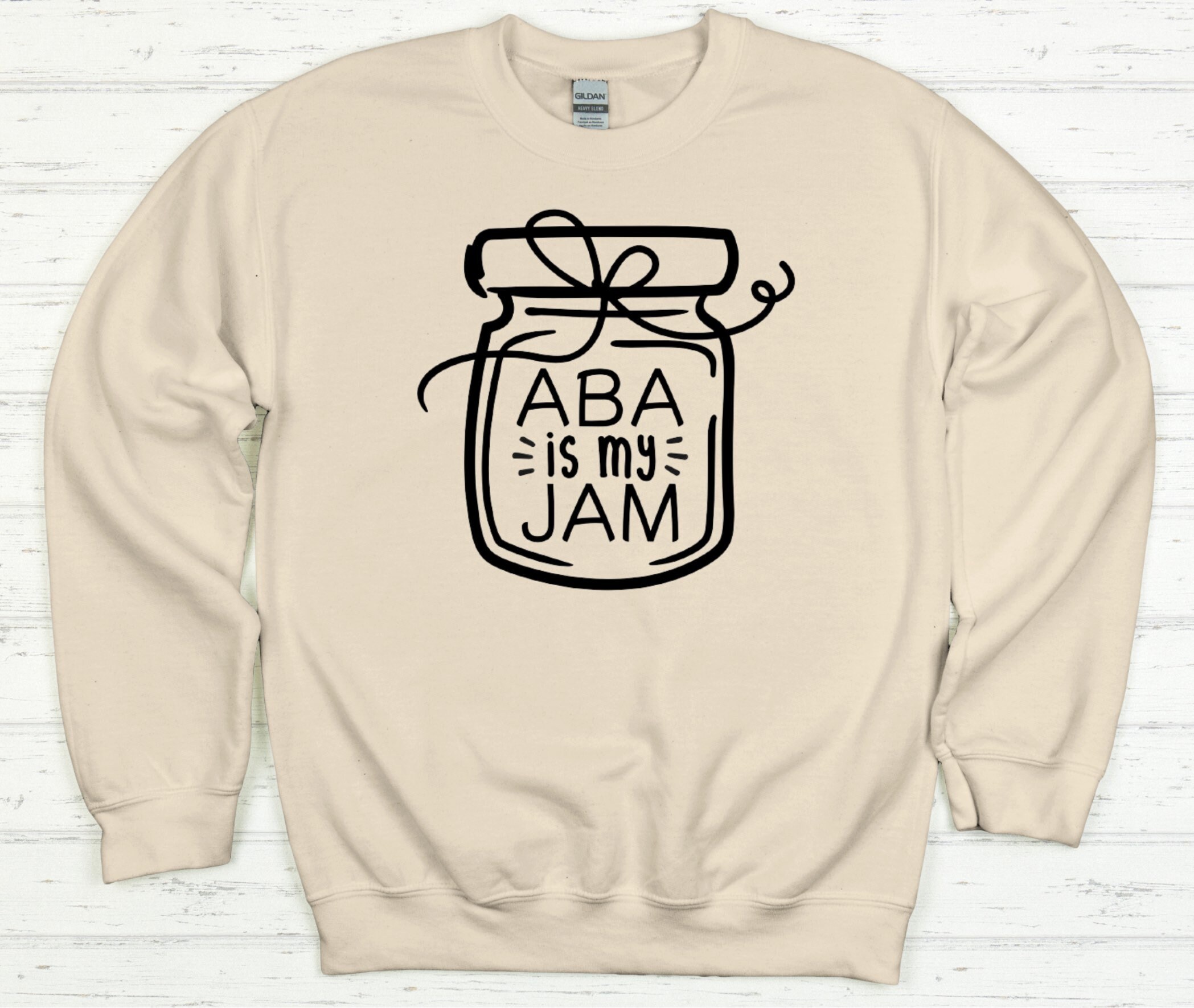 ABA is My Jam Sweatshirt Applied Behavior Analysis | Etsy