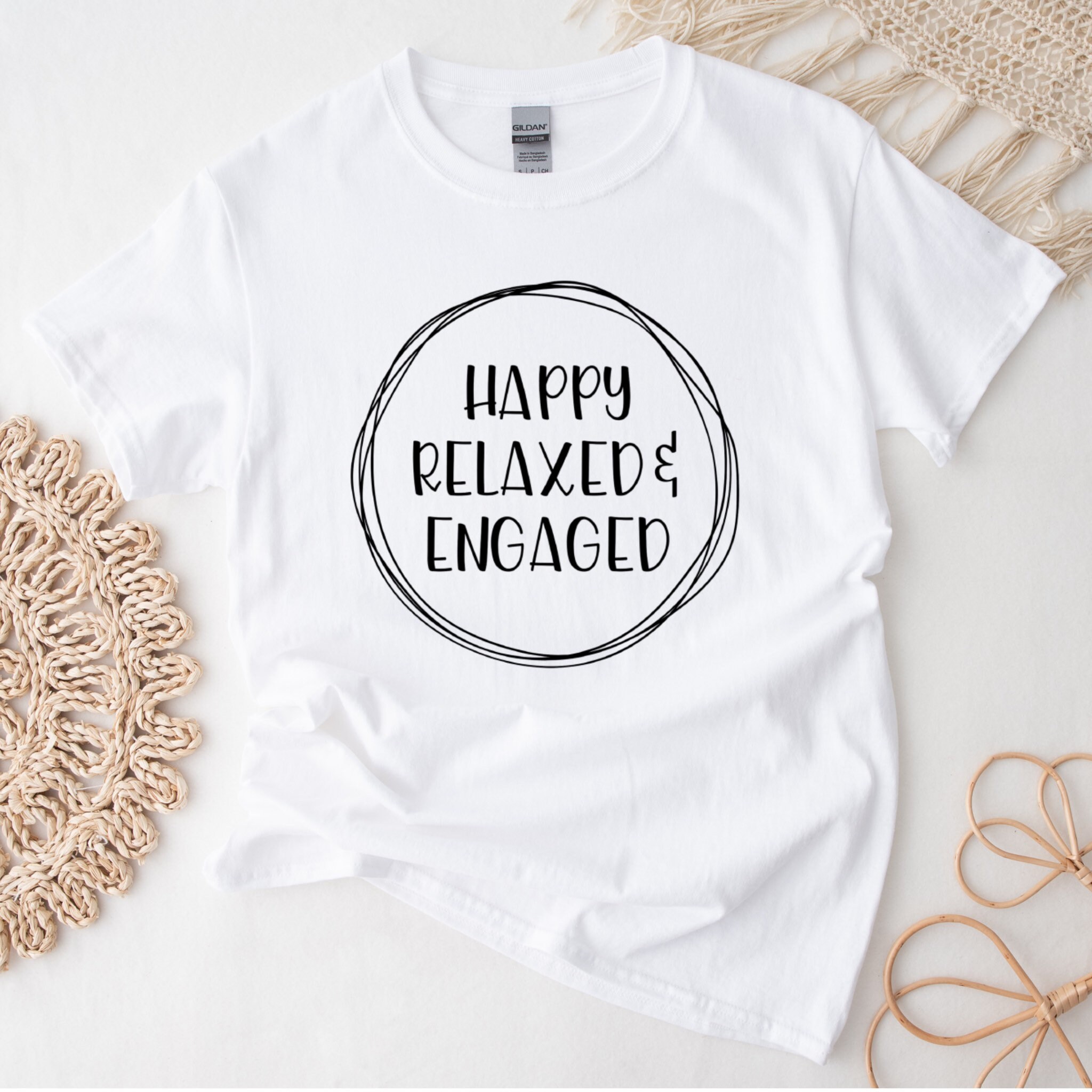 HRE Shirt Happy Relax & Engaged Shirt Applied Behavior | Etsy