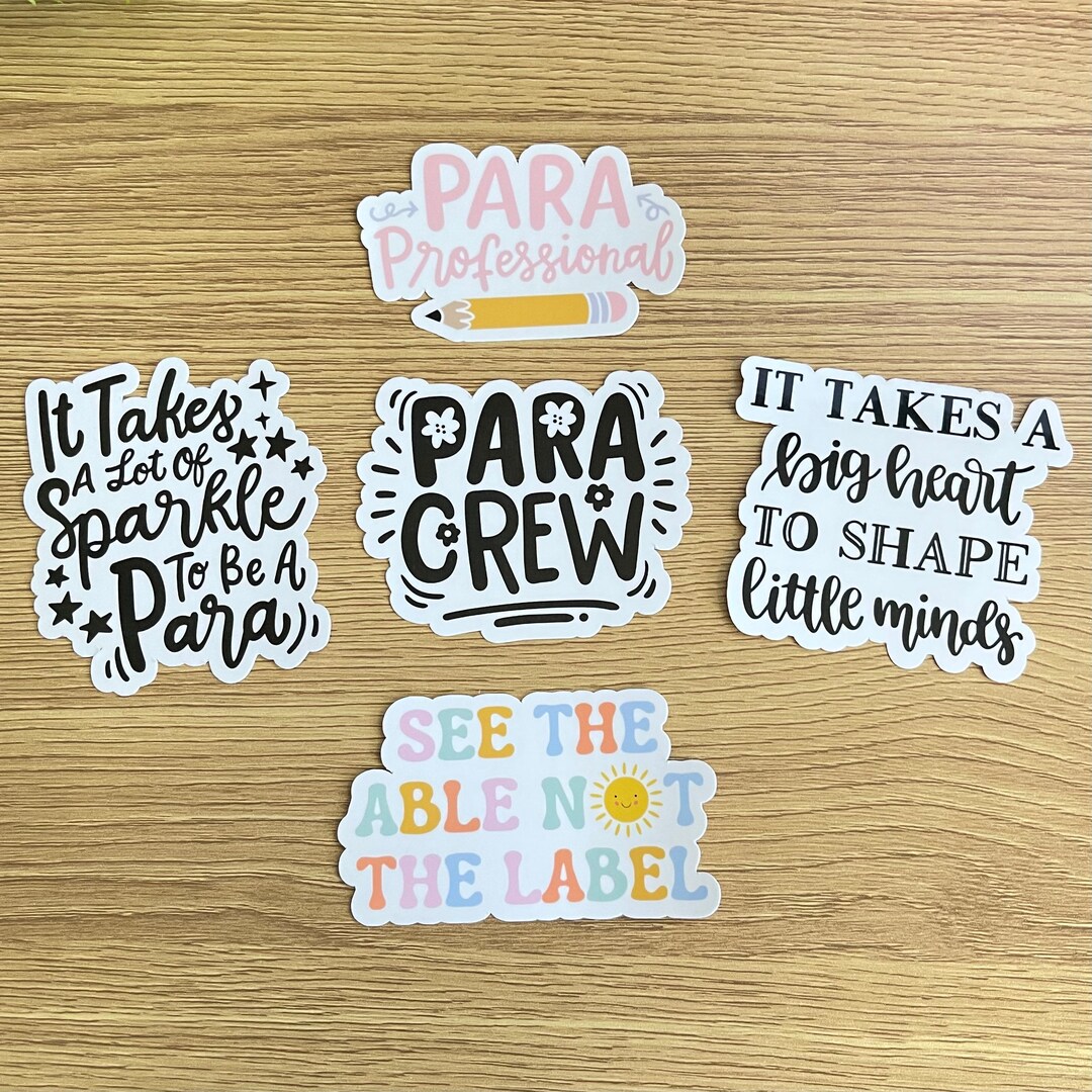 Para Sticker Pack | Para Thank You Gift | Laptop & Water Bottle Sticker ...