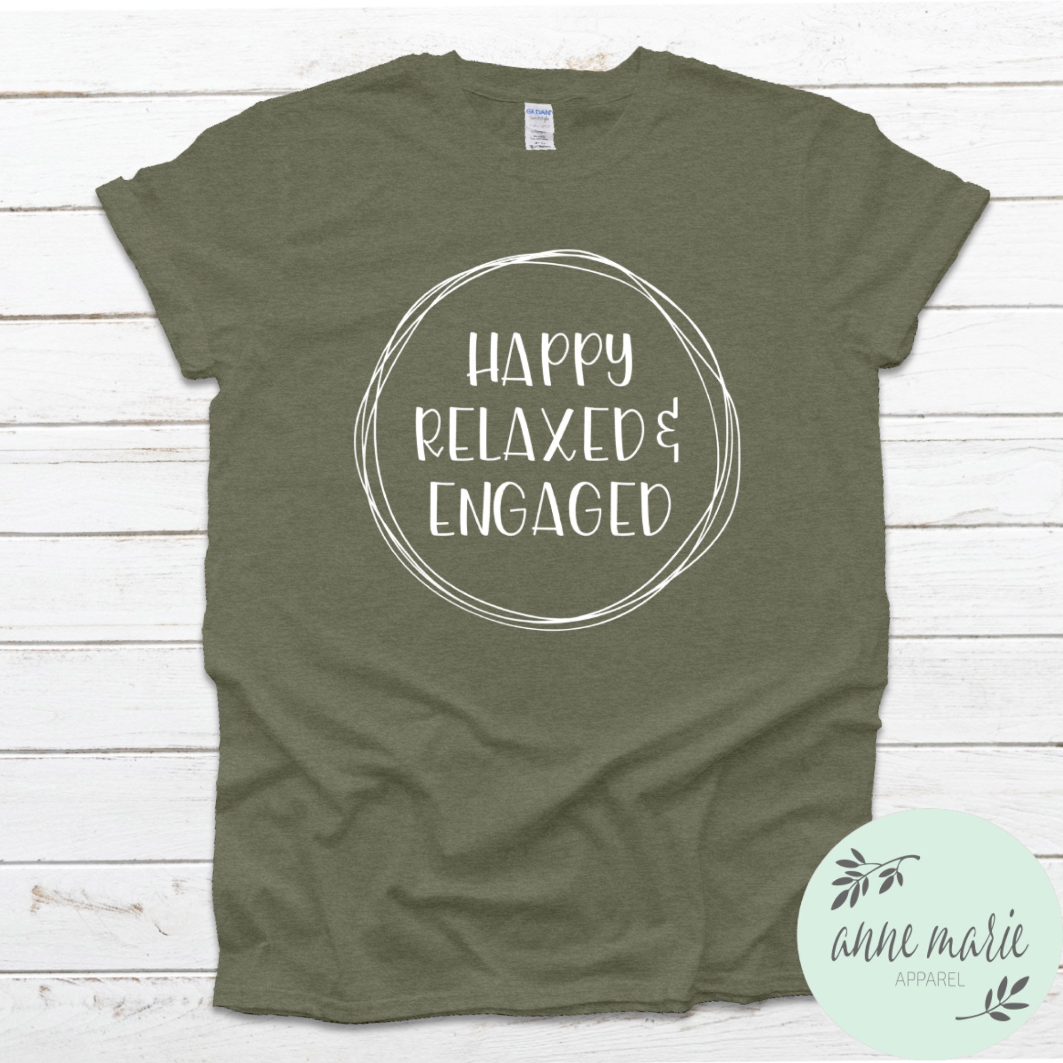HRE Shirt Happy Relax & Engaged Shirt Applied Behavior | Etsy