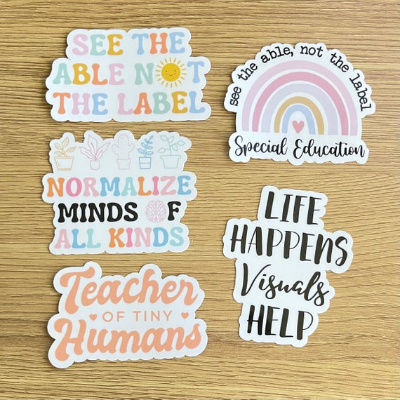 SPED Sticker Pack Special Education Teacher Thank You Gift - Etsy