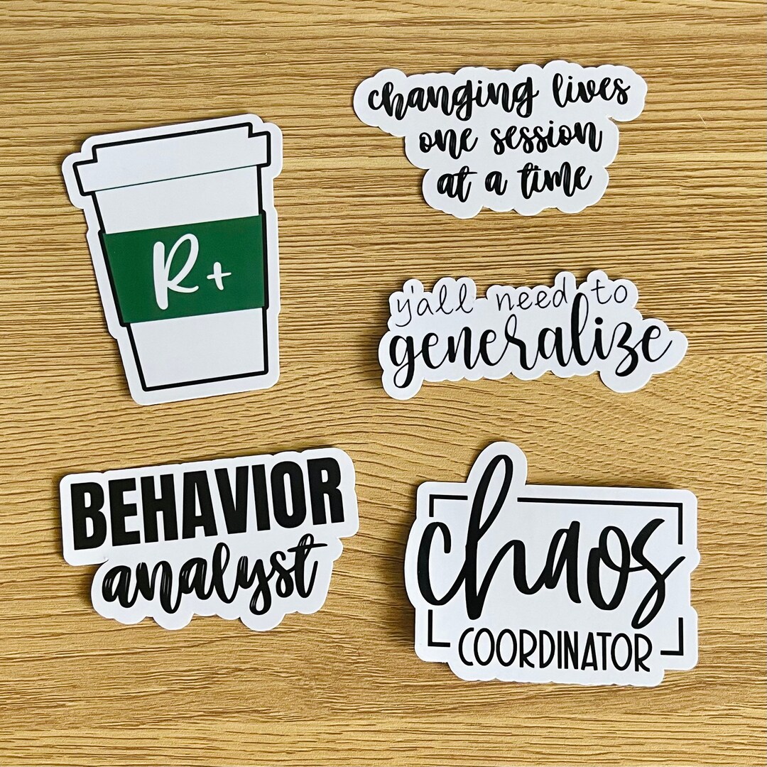 Behavior Analyst Sticker Pack | Laptop & Water Bottle Sticker Decal - Etsy