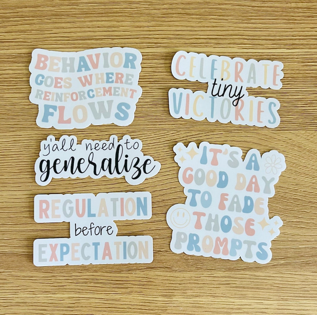 Behavior Analysis Sticker Pack Laptop & Water Bottle Sticker Decal - Etsy