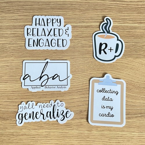 12-pack Behavior Analysis Sticker Pack Laptop & Water Bottle - Etsy
