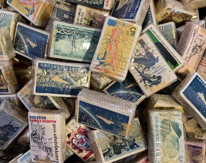 Lot of 1,000 Vintage 1950s 1960s Cancelled US Postage Stamps for ...