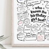 Gold Birthday Table Signs Bundle, Cards and Gifts, Favors, Photo Booth ...
