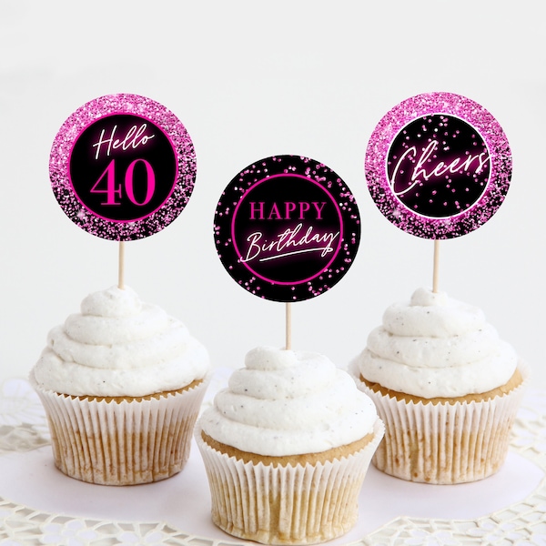 Black and Hot Pink - Etsy