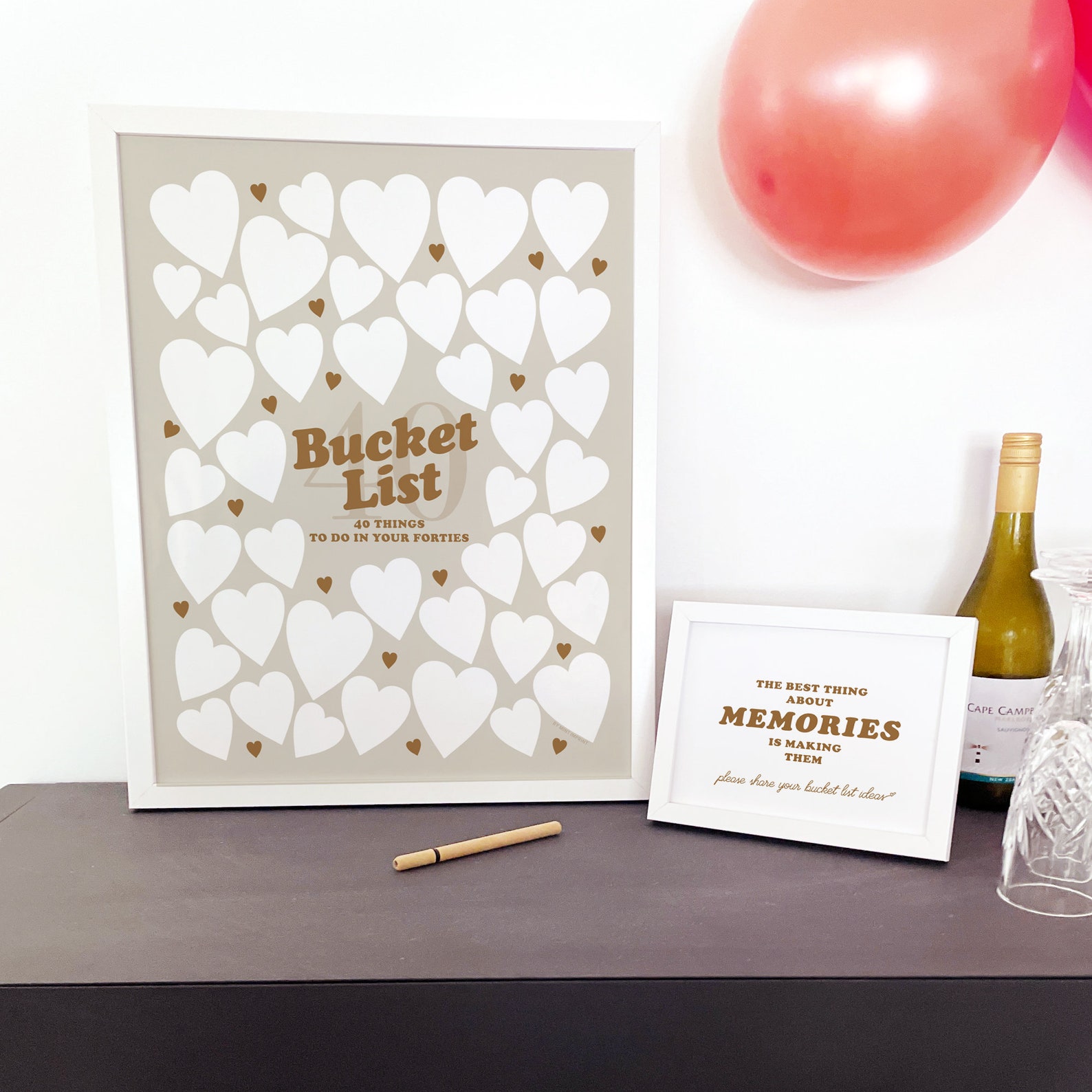 40 Things to Do in Your Forties Printable Bucket List - Etsy