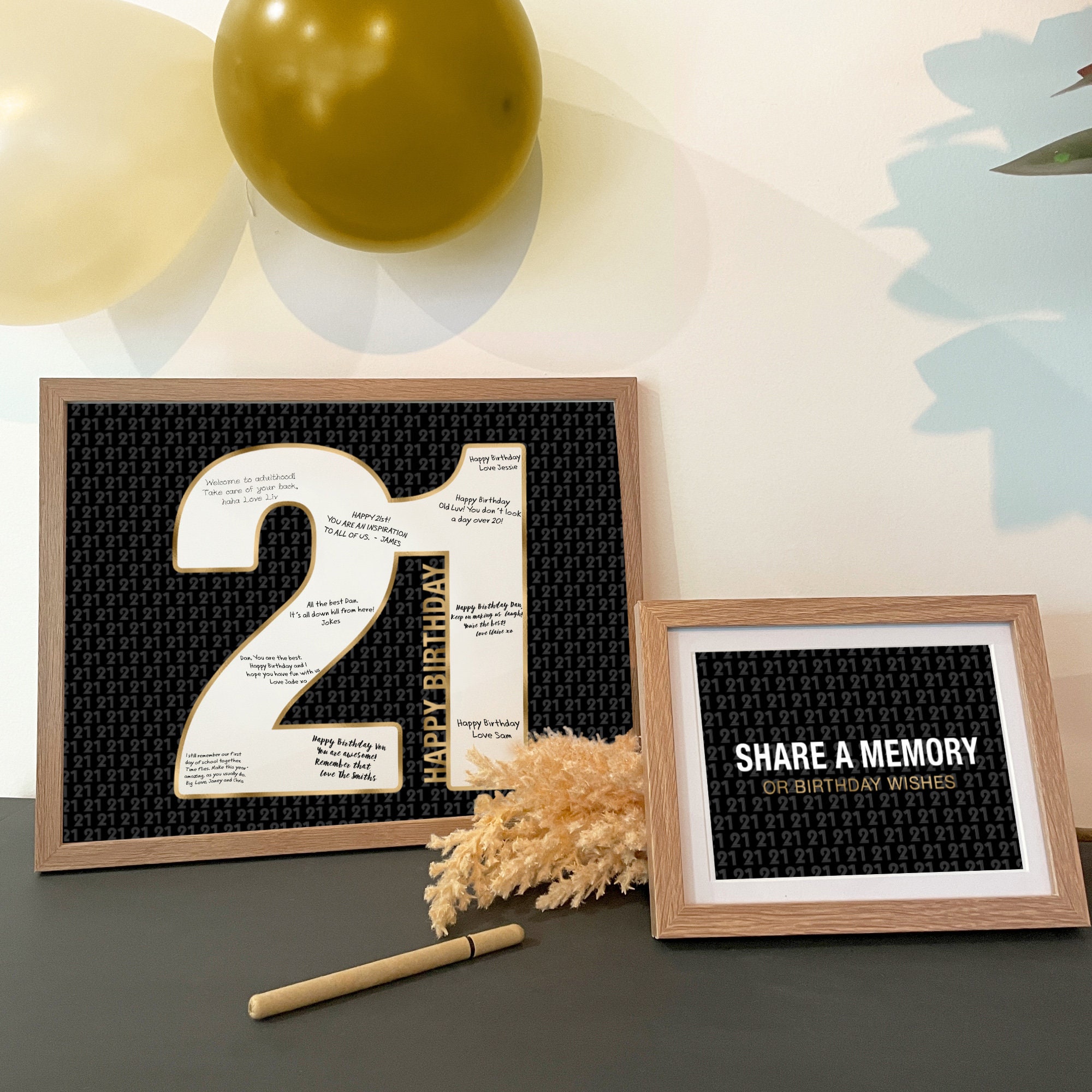 Number 21 Birthday