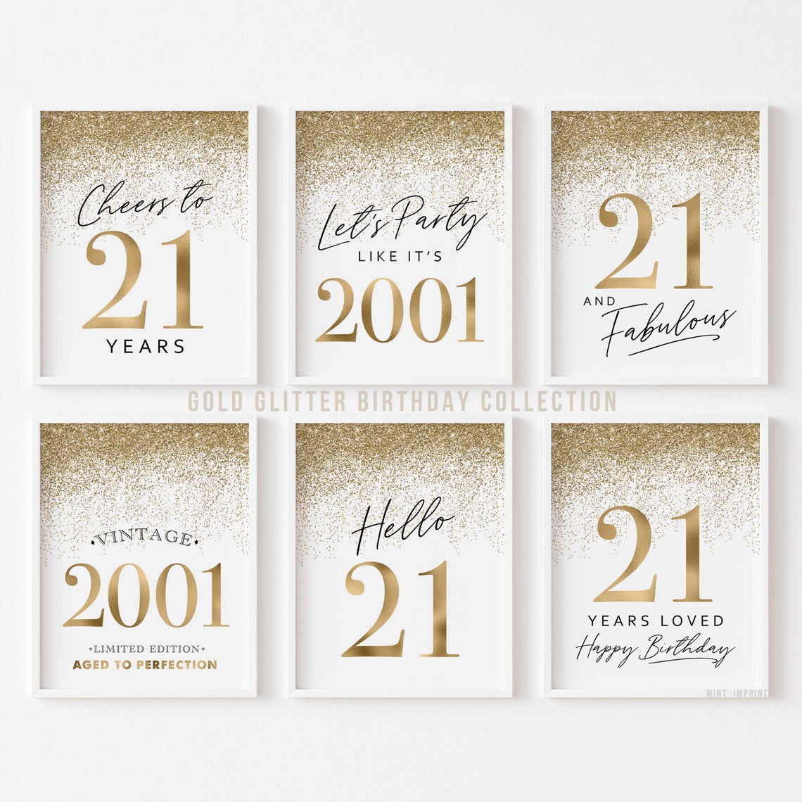 21 Years Signature Board Printable Sign Happy 21st Birthday - Etsy