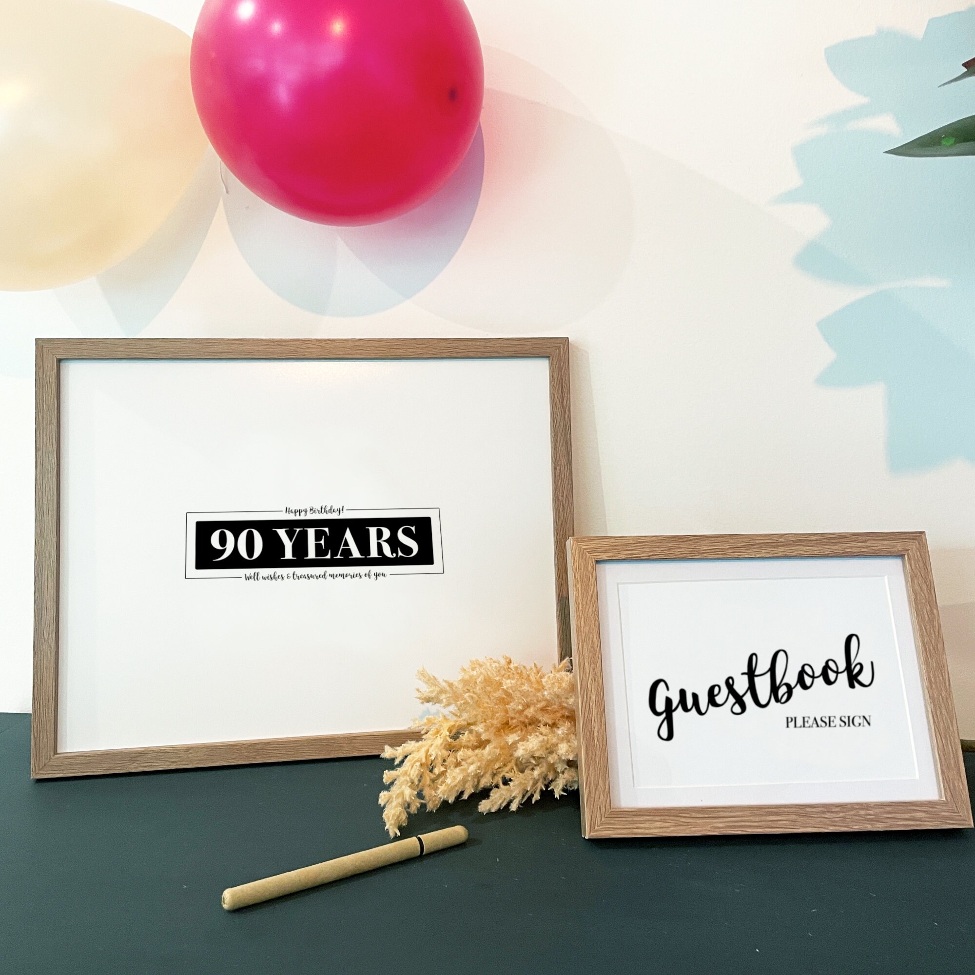 90 Years Signature Board Printable Sign Happy 90th Birthday - Etsy Canada