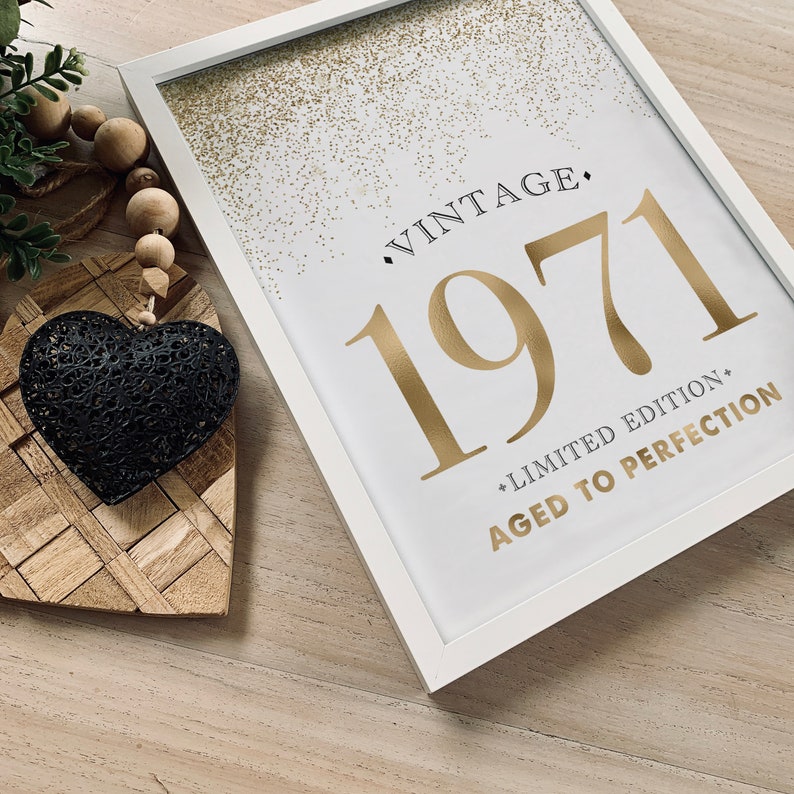 Gold 50th Birthday Party Decorations Printable 50 Birthday - Etsy