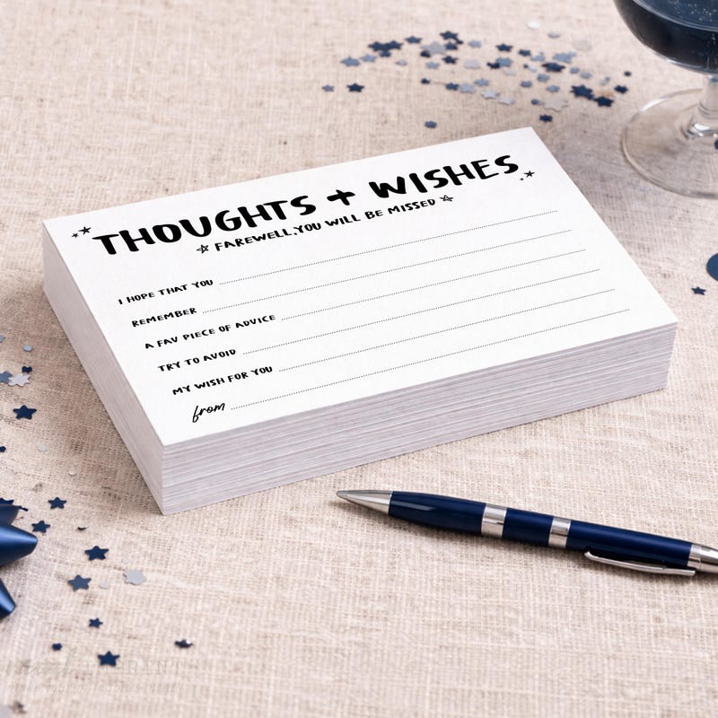 Printable Farewell Wishes - Etsy