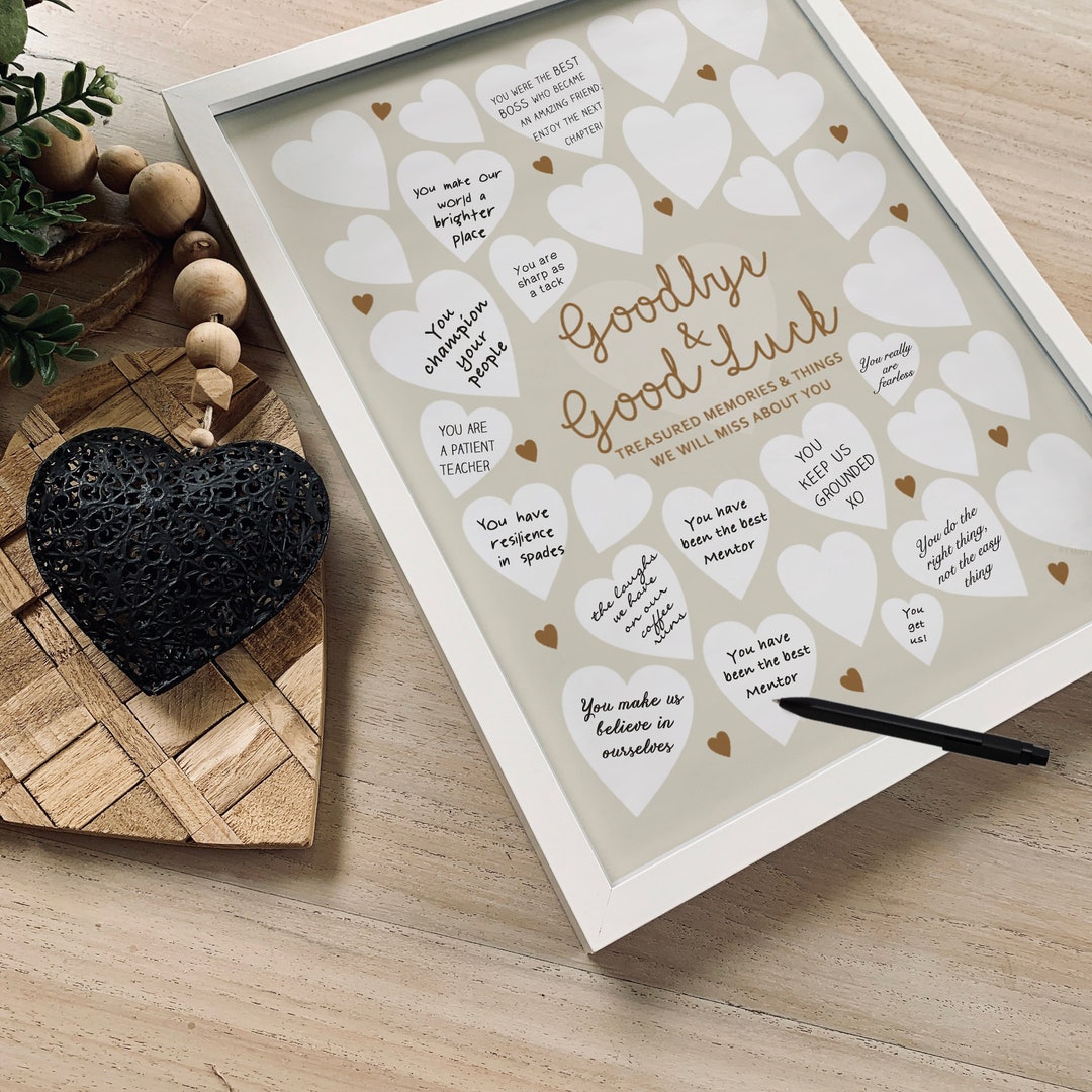 Goodbye and Good Luck Farewell Card Alternative | Work Colleague ...