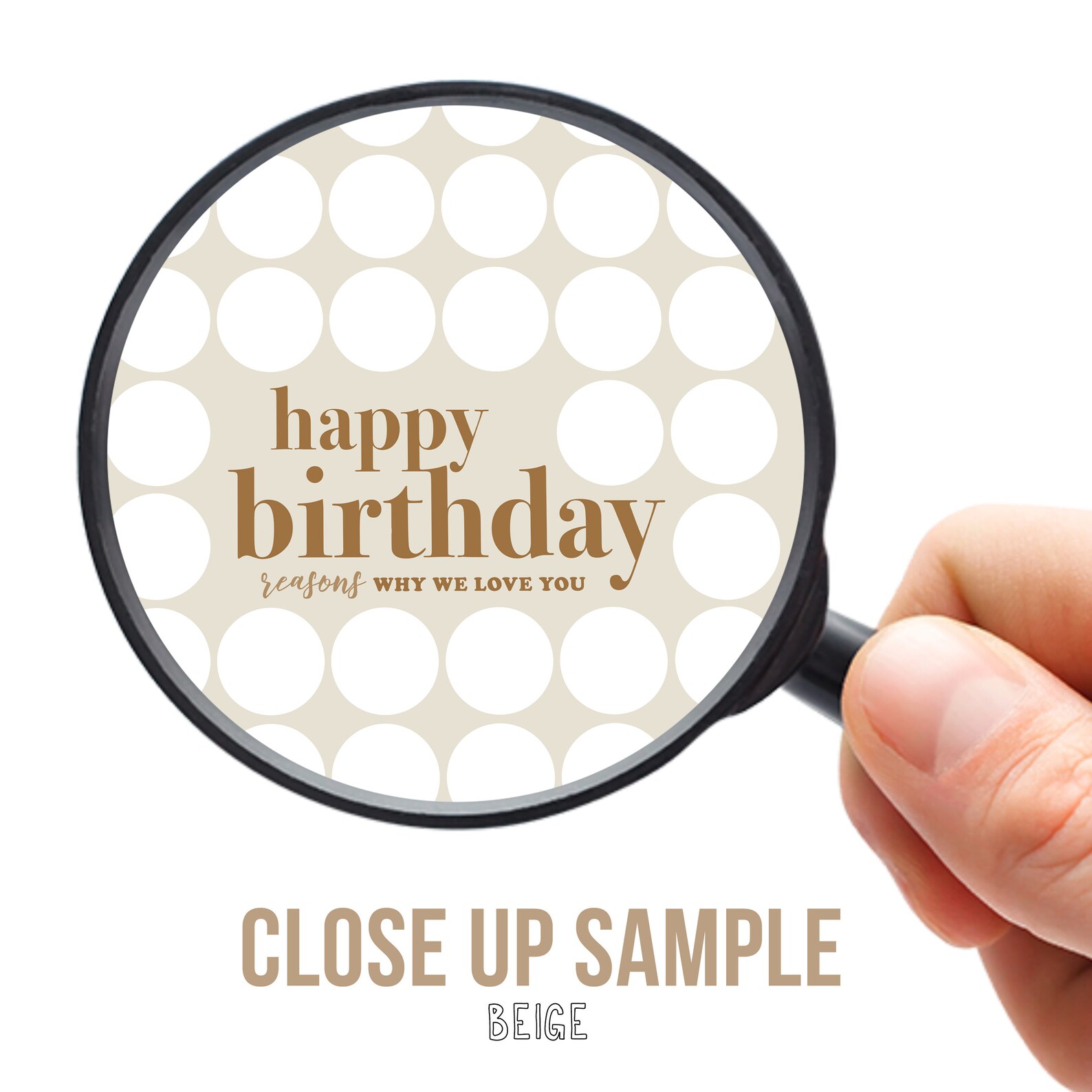 Beige Birthday Guest Sign in Poster: Sentimental Keepsake (digital ...
