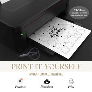 25 Things We Love About You Printable Signature Sign in Board, 25th ...