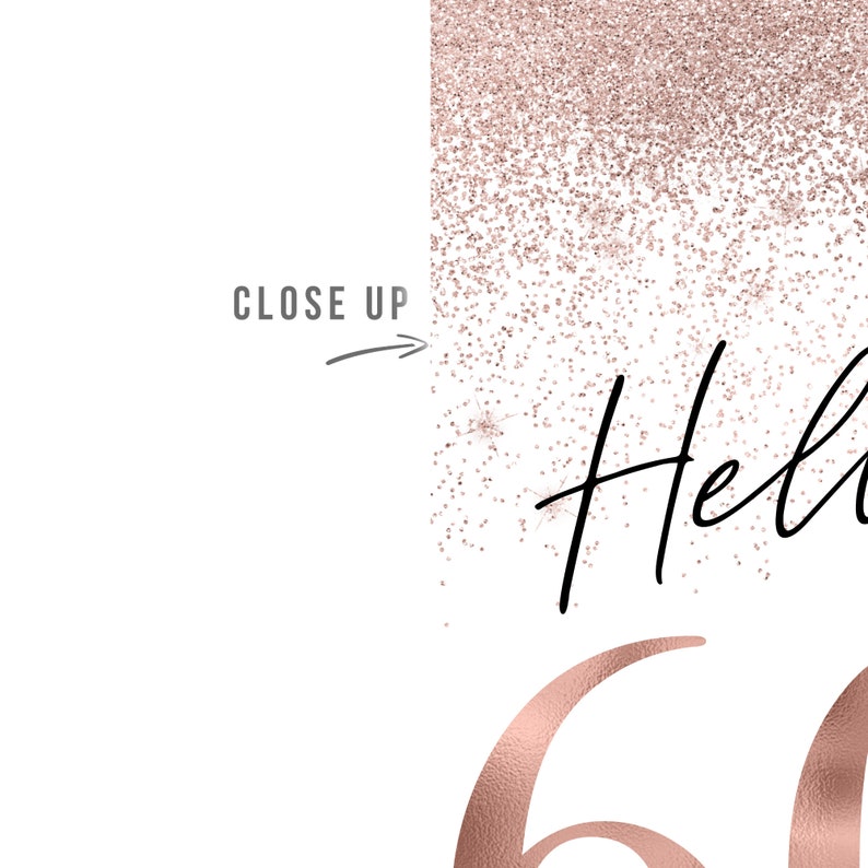 Rose Gold 50th Birthday Party Decorations Printable 50 - Etsy