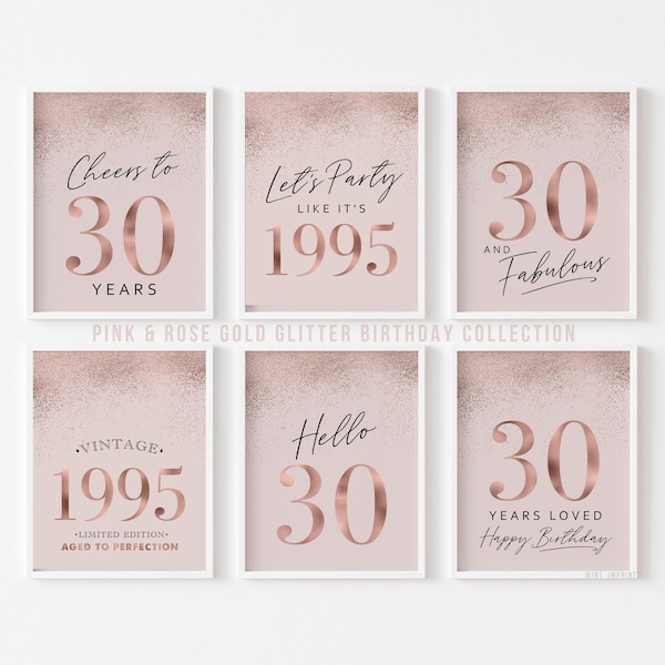 30th Birthday Decorations - Etsy