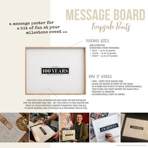 100 Years Signature Board Printable Poster Happy 100th - Etsy Australia