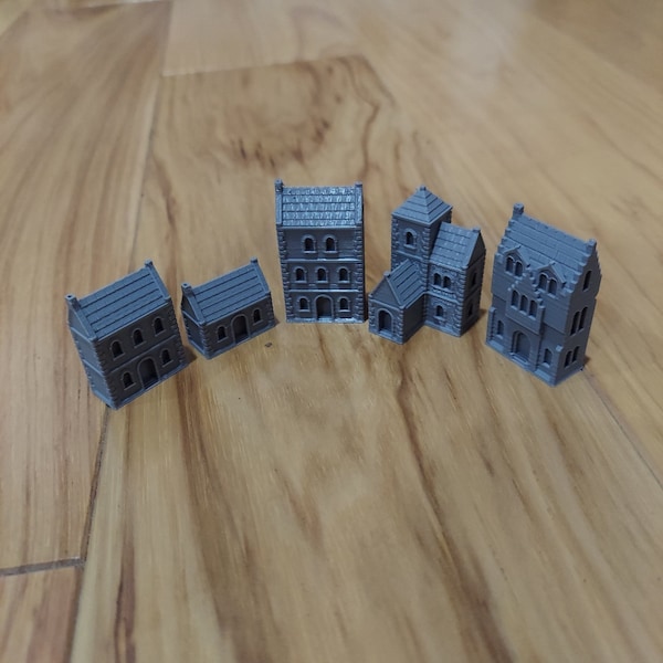 3d Printed Fantasy Buildings - Etsy
