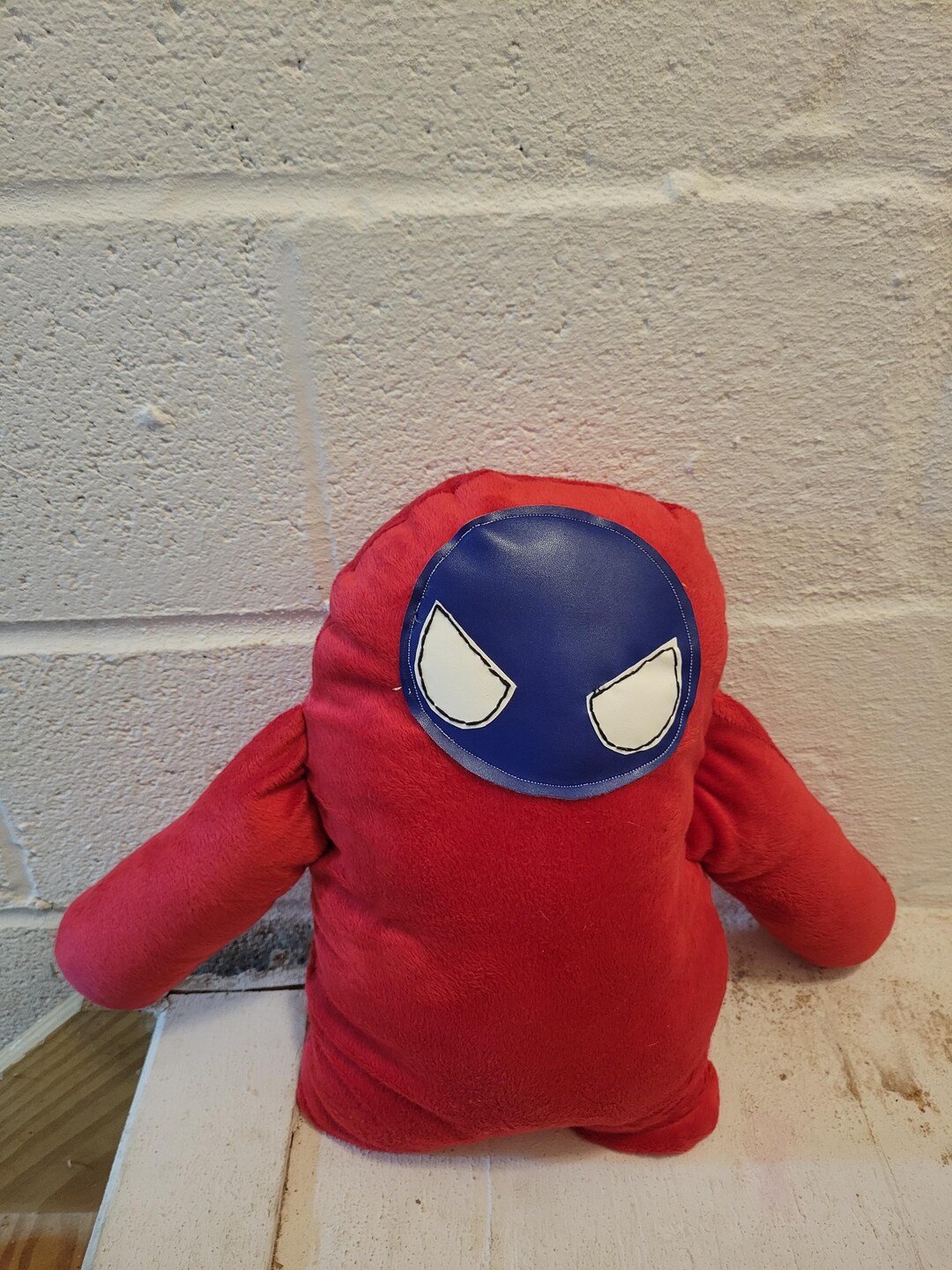 Big Red Plushie - Etsy