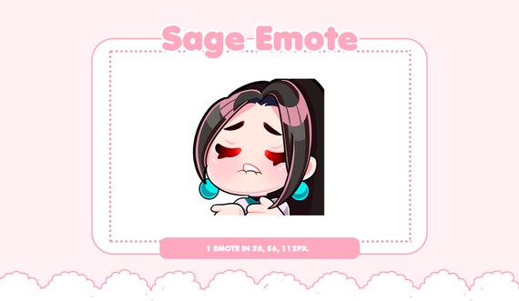 Sage de valorant sheesh emote / Sage Valorant / Discord - Etsy España