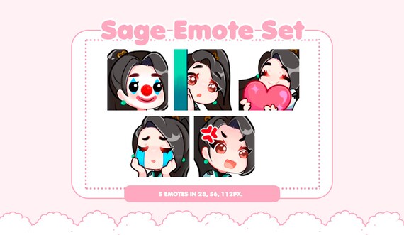 Emote Pack / Sage Emotes / Valorant Emotes / Premade Emotes / - Etsy ...