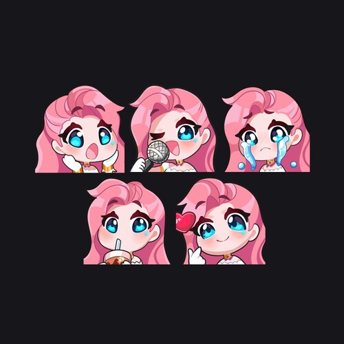 League of Legends Seraphine Twitch Emote Pack - Etsy Australia