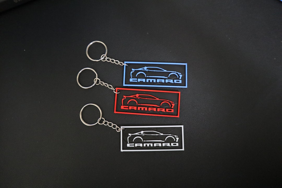 Camaro Keychain - Camaro Keyring - Gifts for Him - Gifts for Her - 3D ...