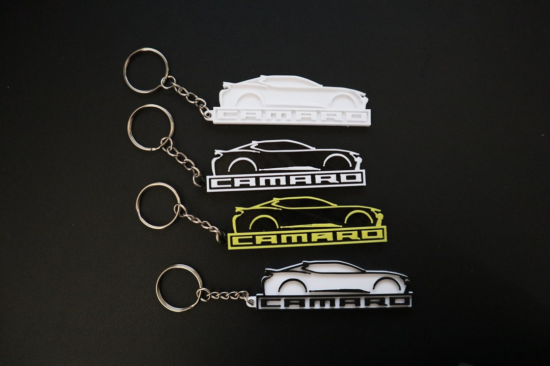 Camaro Keychain - Camaro Keyring - Gifts for Him - Gifts for Her - 3D ...
