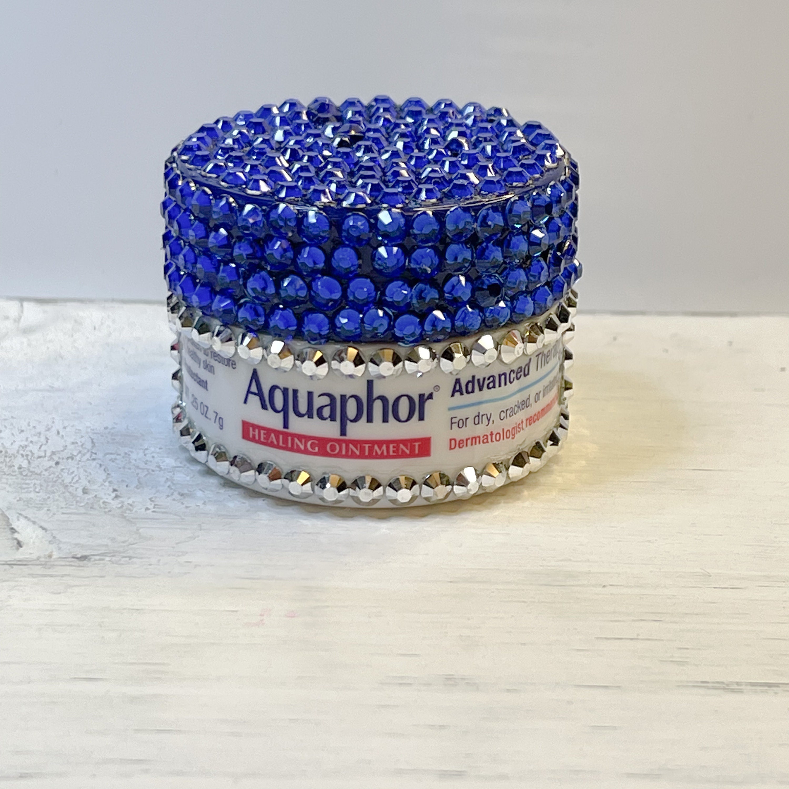 Mini Aquaphor .25oz Jar With Rhinestones Advance Therapy - Etsy