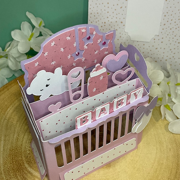New Baby Pop up Card - Etsy UK
